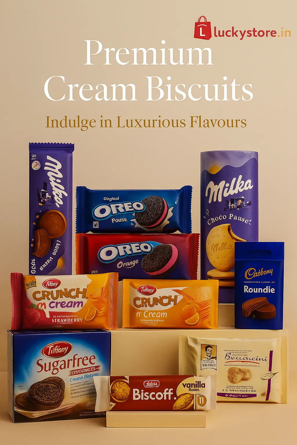 buy Imported Cream Biscuits Online LuckyStore free shipping