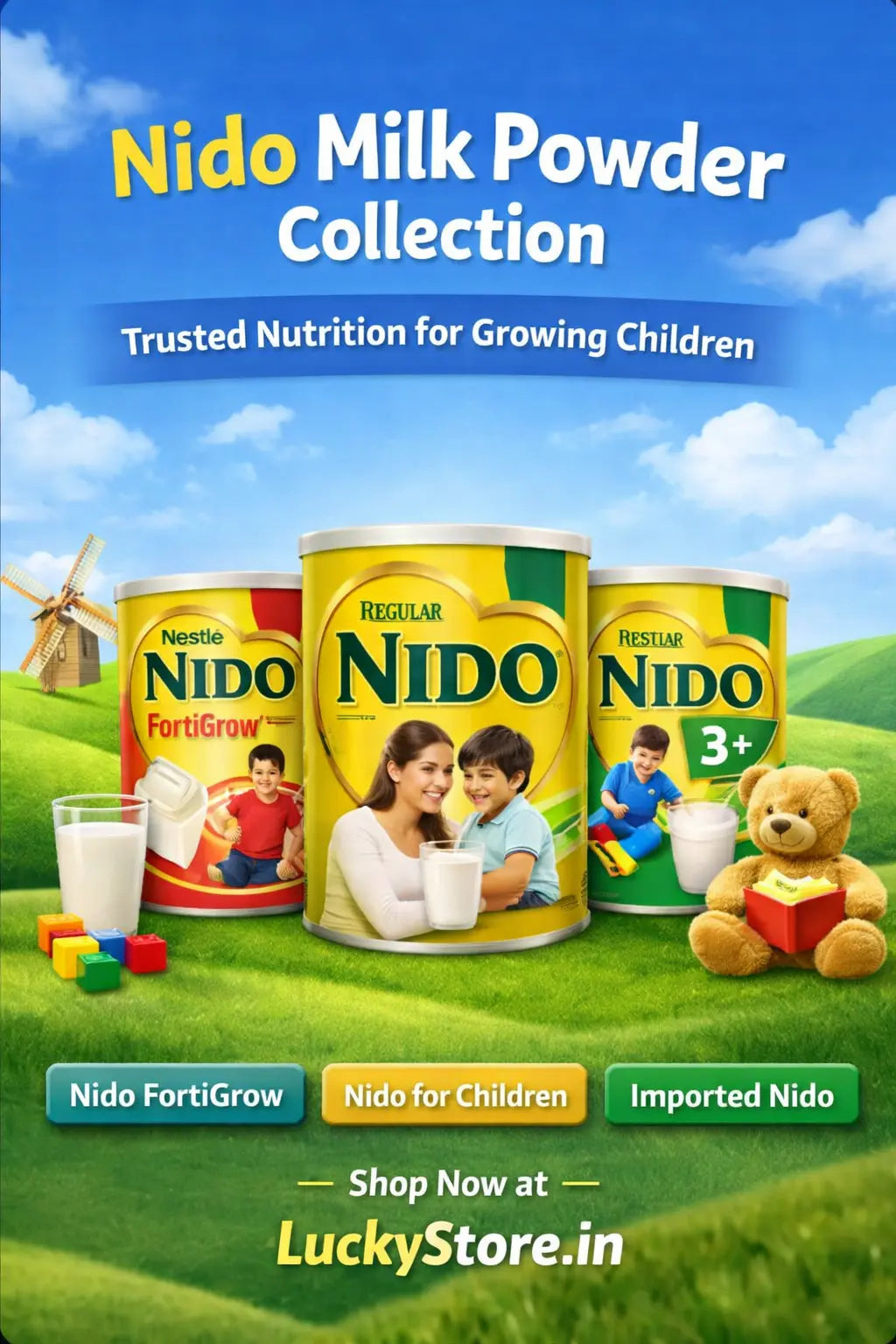 Buy Nido Milk Powder Online in India | Trusted Nestlé