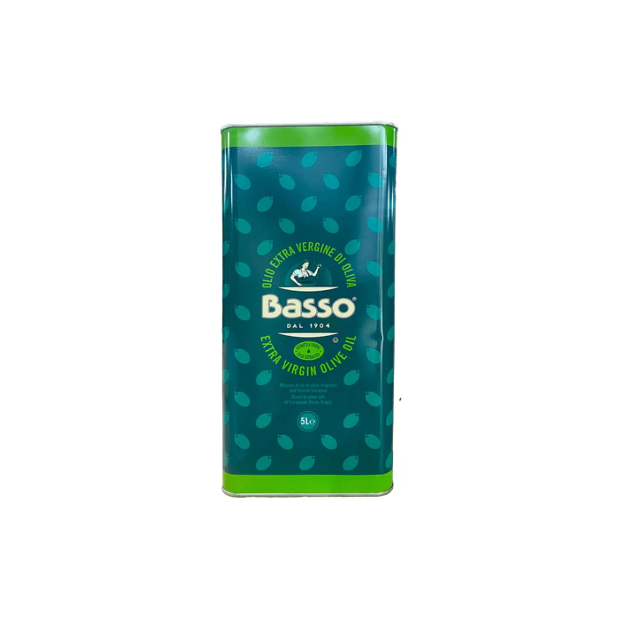Buy Basso 100% Extra Virgin Olive Oil 5L - Premium Italian Olive Oil