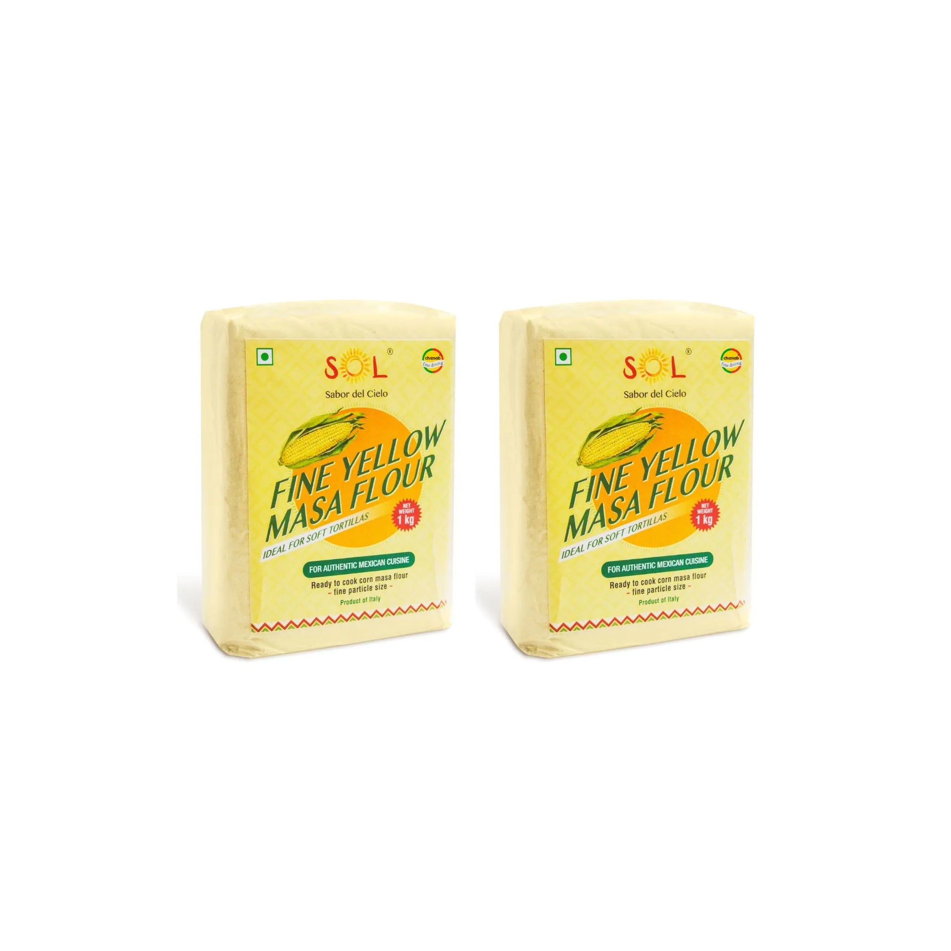 Yellow Corn Masa Flour 1kg (Pack of 2) | Buy Online